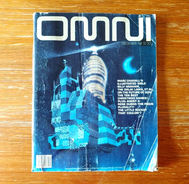 OMNI MAGAZINE DECEMBER 1981 - Science Sci-Fi Paranormal - Vintage $11. ...