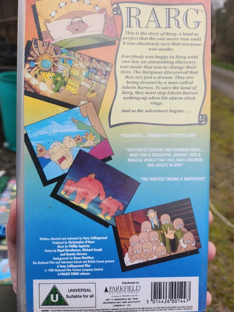 RARG - PAL VHS Video Tape - Animated Film - Rare - Tony Collingwood ...