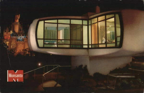 DISNEY MONSANTO'S HOUSE of the Future Disneyland Chrome Postcard ...