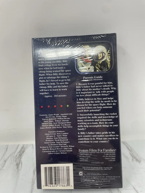 VHS FEATURE FILMS for Families Movie Video Race to Space £8.45 ...