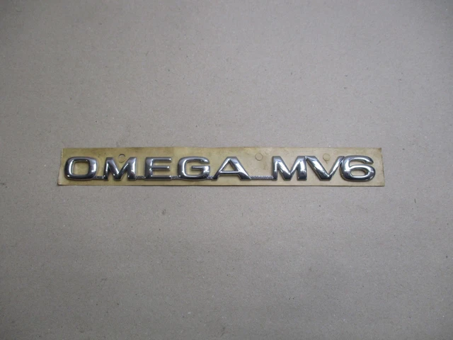 OPEL OMEGA B MV6 Emblem Logo Schriftzug "OMEGA MV6" auf Heckklappe NEU ...