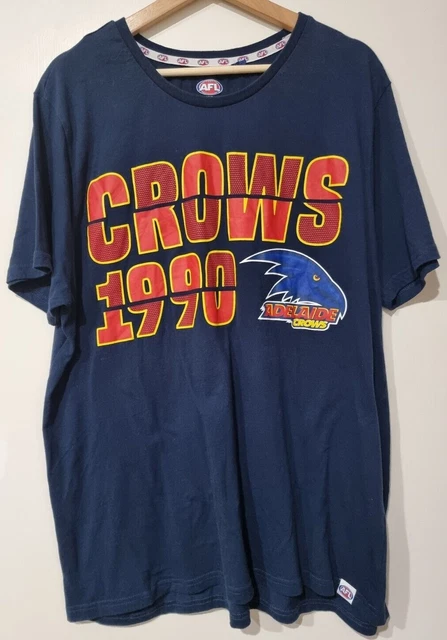 OFFICIAL AFL ADELAIDE Crows Football Celebrating Since 1990 T Shirt Men ...