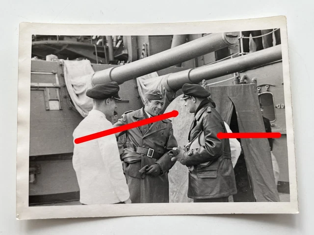 FOTO KRIEGSMARINE, SCHLACHTSCHIFF Scharnhorst Stuka Pilot Dietrich ...