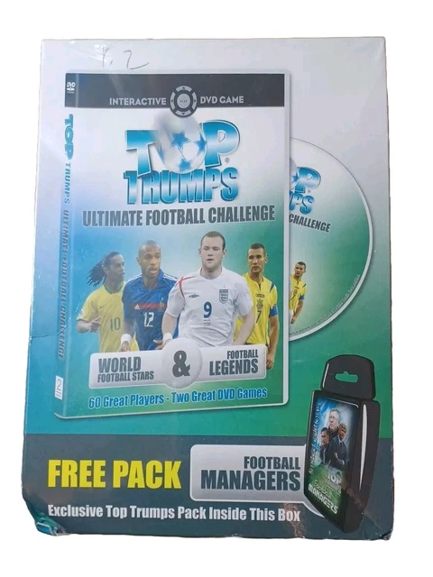 TOP TRUMPS ULTIMATE Football Challenge Interactive Dvd + Cards New ...