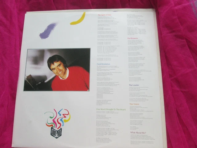 ALBUM VINYLE BRITANNIQUE Chris de Burgh Into The Light A&M Record pochette lyrique intérieure ...