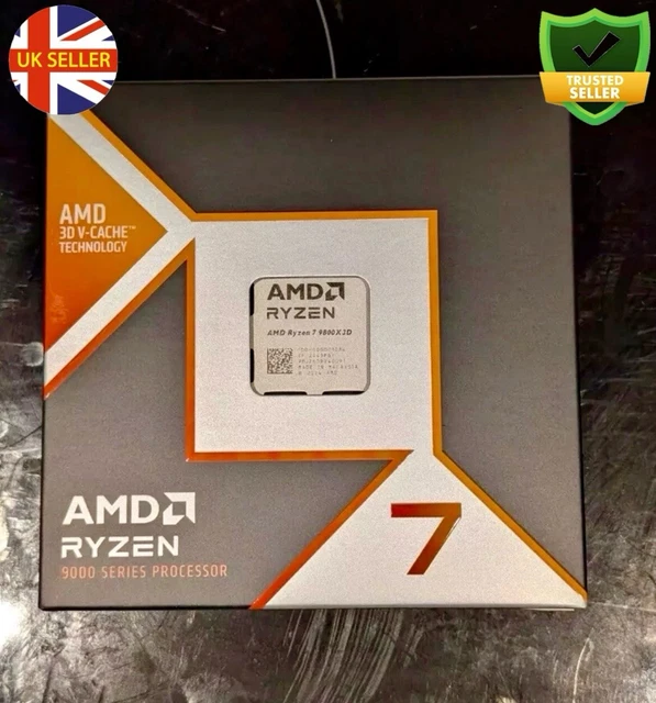 AMD RYZEN 7 9800X3D 8 Core AM5 CPU / Processor, New Sealed, IN HAND, NXT DAY🚚 £479.64 - PicClick UK