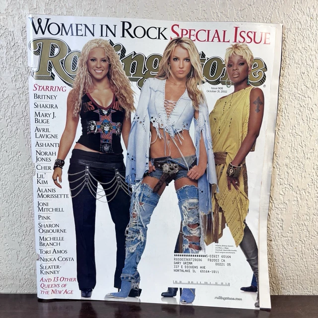 ROLLING STONE MAGAZINE - October 31 2002 Britney Spears, Shakira, Avril ...