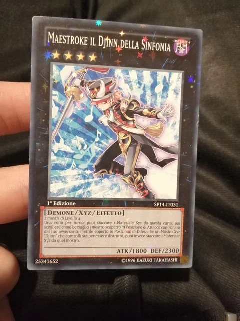 YUGIOH MAESTROKE DJINN della Sinfonia SP14-IT031 Rara Starfoil 1a Ed ...