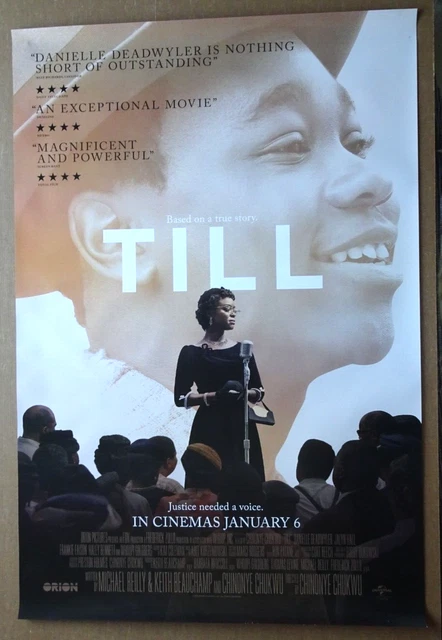 TILL ONE SHEET Poster Original 2023 Danielle Deadwyler Jalyn Hall EUR 5 ...