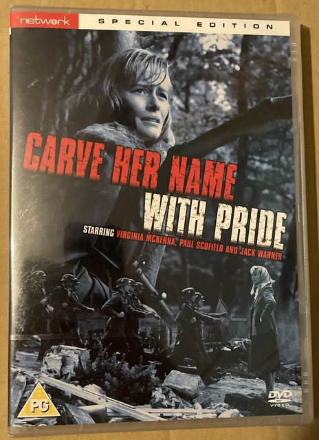 CARVE HER NAME With Pride (DVD) Virginia McKenna Network NEW SEALED OOP ...