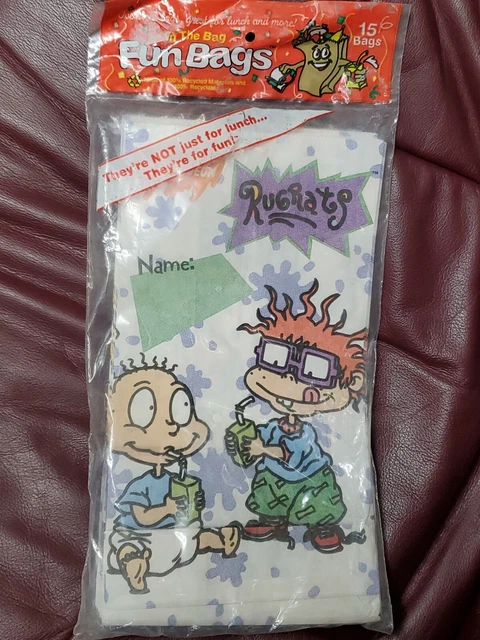 RUGRATS VINTAGE PAPER Fun Bags 15 Count Nickelodeon Tommy Pickles ...