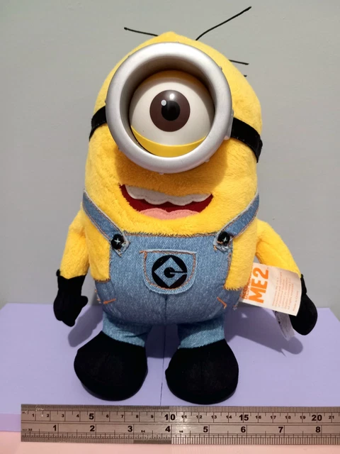 DESPICABLE ME 2 Yellow And Blue Minion Plush Toy Soft Toy £6.52 ...
