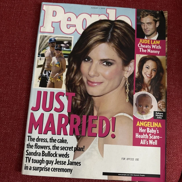 AUG 1 2005 People Magazine Unread Office Copy Sandra Bullock £8.65 ...