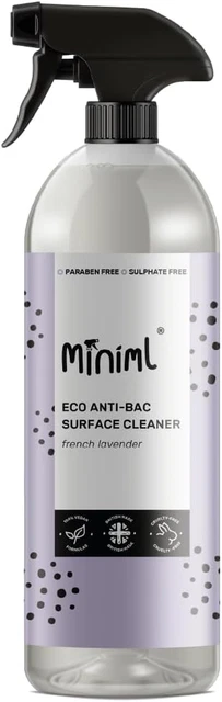 ECO ANTIBACTERIAL SPRAY Surface Cleaner 750Ml - French Lavender Scented ...