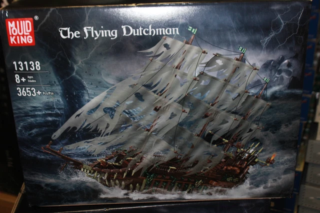 MOULD KING 13138 Flying Dutchman Pirate Ship Klemmbausteine Ship New ...