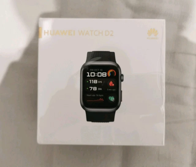 HUAWEI WATCH D2 Fitness Tracker Smart Watch Black Blood Pressure ...