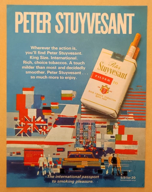 PETER STUYVESANT CIGARETTES Original UK Press Advert 1970 £5.91 ...
