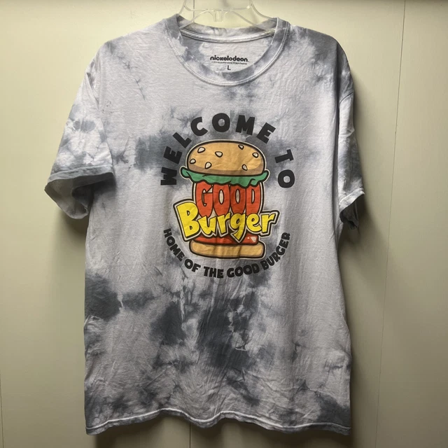 NICKELODEON WELCOME TO Good Burger Home Of The Good Burger Large Tie Dye Shirt £12.10 - PicClick UK