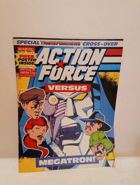 ACTION FORCE (GI Joe) Issue No 24 Magazine MARVEL COMICS UK Good Condition EUR 16,67 - PicClick IT
