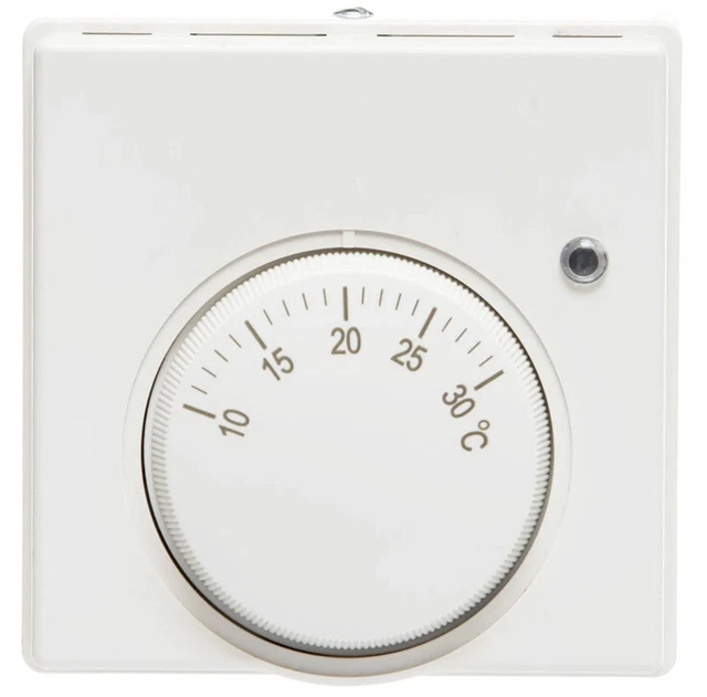 TOWER ROOM THERMOSTAT Combi Boiler Wired Neon Indicator Control Switch ...