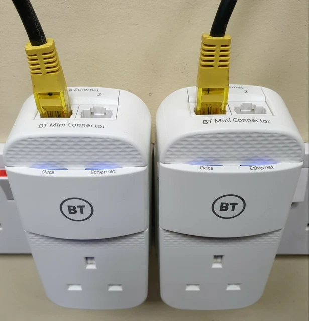 BT MINI CONNECTOR Version 2 KIT 1000AV Gigabit Networking + Ethernet ...