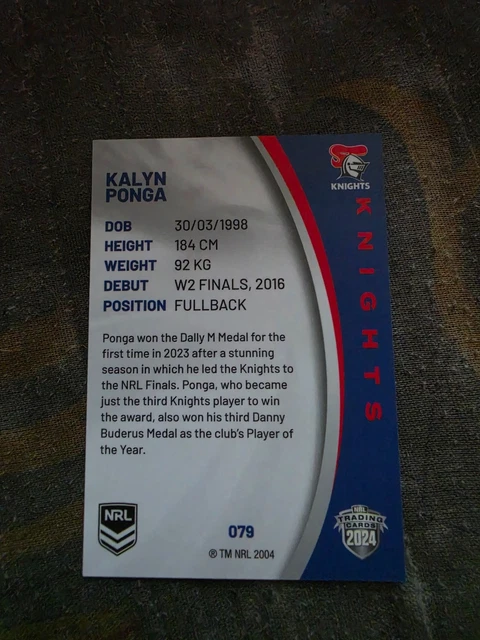NRL TRADING CARD 2024 Kalyn Ponga $2.00 - PicClick AU