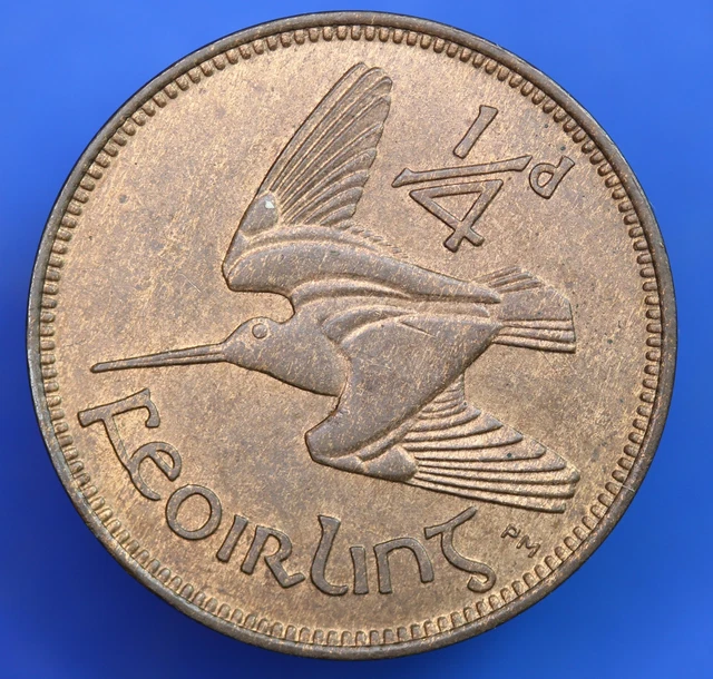 1930 IRISH IRELAND EIRE farthing ¼d coin, Woodcock [33035] £24.99 ...