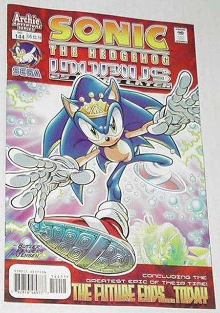 SONIC THE HEDGEHOG 144 NM Sega Steven Butler 1st print Archie Sonic 2 ...