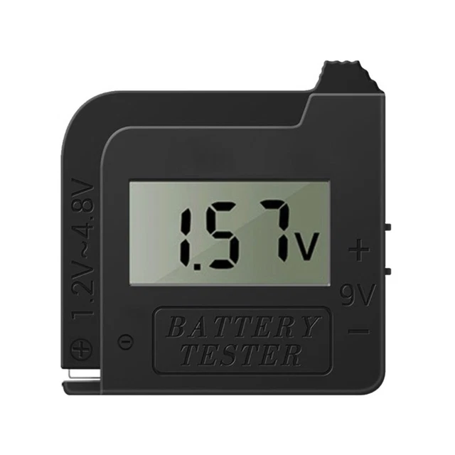BATTERY TESTER FOR 9V 1.5V Batteries Button Cell Batteries Checker $16. ...
