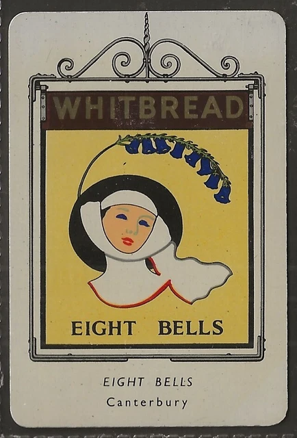 WHITBREAD-INN SIGNS 3RD Series 1951 (Metal)-#14- Eight Bells ...