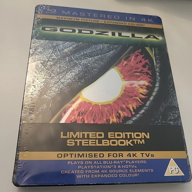 GODZILLA (1998) LIMITED Edition Mastered In 4K Steelbook - UK Blu-Ray New £29.99 - PicClick UK