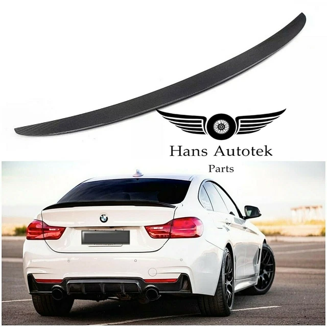 FULL CARBON FIBER P STYLE REAR SPOILER FOR BMW 4 SERIES F36 430i 440i ...