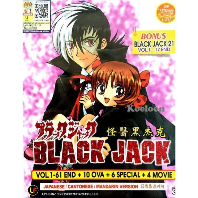 DVD ANIME BLACK Jack Vol.1-61 Fine + 10 OVA + 6 Speciali + 4 Film ...
