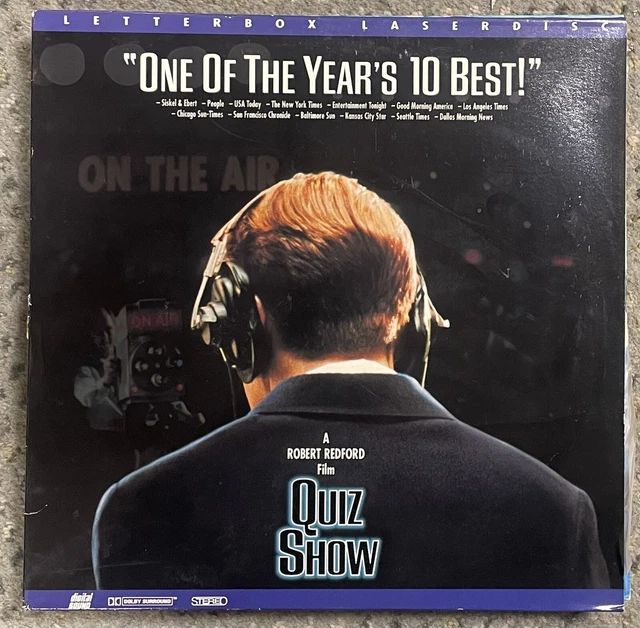QUIZ SHOW DOUBLE Laser Disc A Robert Redford Film NTSC Ralph Fiennes £ ...