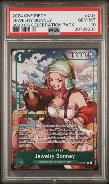 PSA 10 JEWELRY Bonney 2023 CS Celebration Pack ST02-007 One Piece English Card EUR 190,00 ...