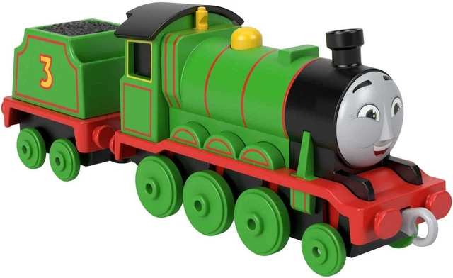 THOMAS FRIENDS Toy Train, Henry Diecast Push-Along Engine with Tender ...