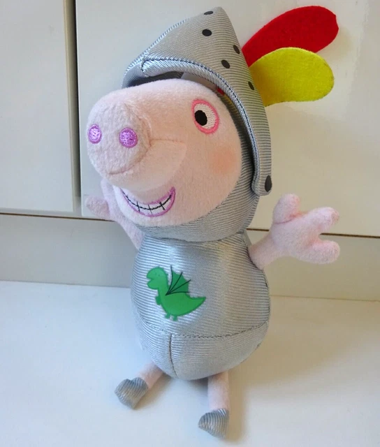 PEPPA PIG GEORGE Knight 8" Soft Plush Talking Toy with Sounds £9.75 ...