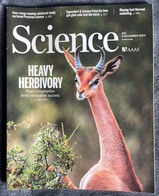 AAAS SCIENCE JOURNAL Magazine November 17, 2023 Vol. 382 No 6672 £5.56 ...