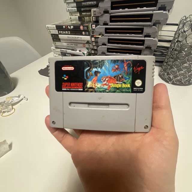 DISNEY'S THE JUNGLE Book - Super Nintendo / Snes Game Cartridge ...
