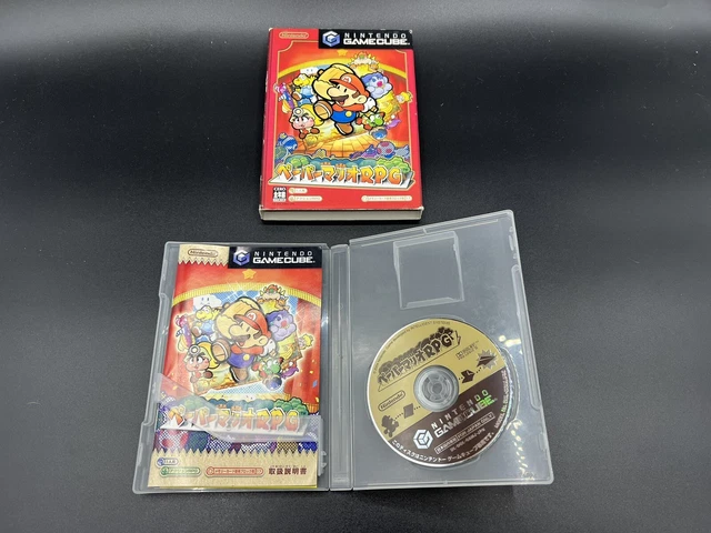 PAPER MARIO RPG Mario Bros Nintendo GameCube GC Japan Import NTSC-J $45 ...