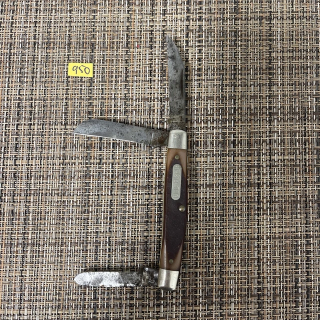 VINTAGE SCHRADE OLD Timer 840T Folding Pocket Knife-3 Blade-950 $12.50 ...