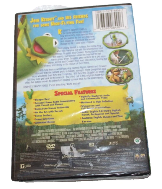 KERMITS SWAMP YEARS DVD 2002 His True Story Warts And All Jim Henson ...