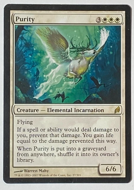 MTG CARD - 1x Purity - Lorwyn - NM - White - Magic The Gathering ...