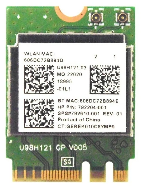 NEW REALTEK RTL8723BE Wireless LAN Wifi Bluetooth Card Module 802.11bgn ...