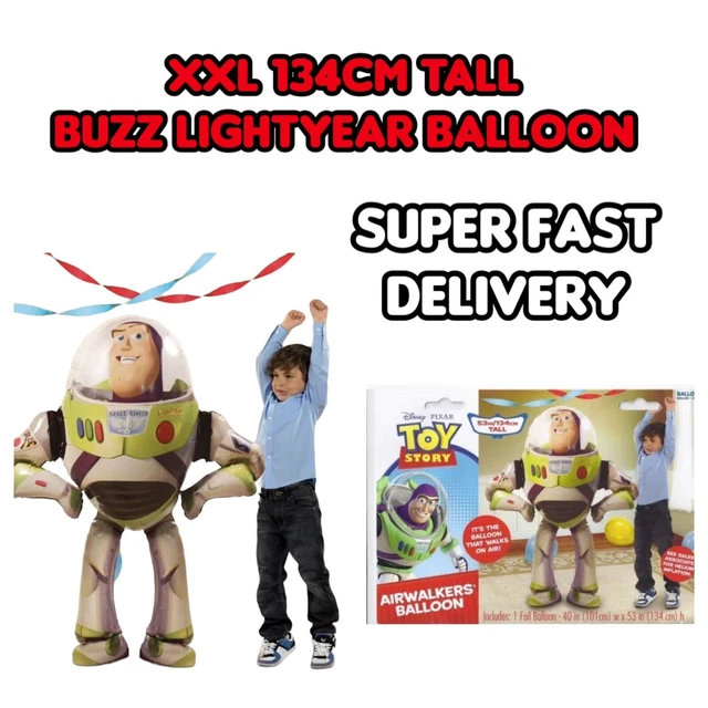 BUZZ LIGHTYEAR BALLOON | 134cm Tall | Toy Story | Air 3D Airwalker ...