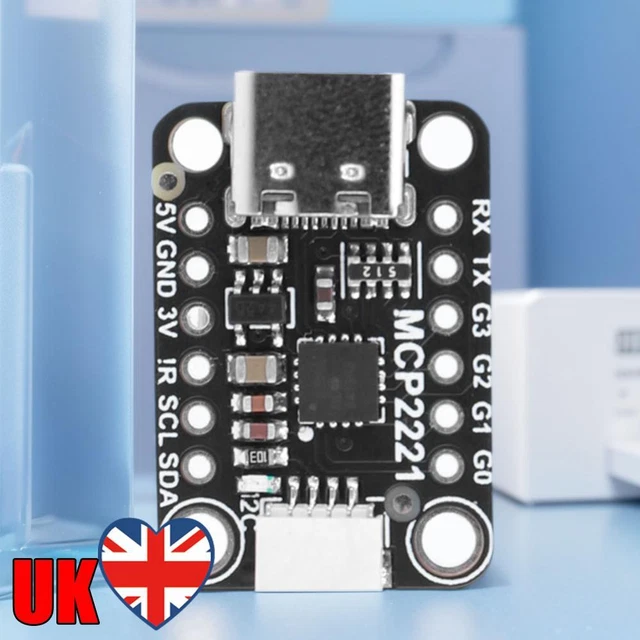 MCP2221A MCP2221A BREAKOUT ADC I2C USB To GPIO Adapter for Stemma QT ...