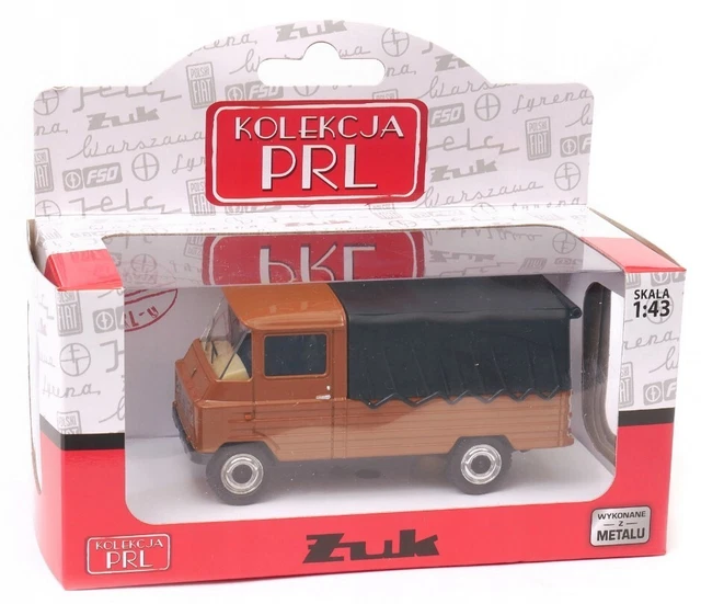POLAND KOLEKCJA PRL FSC Żuk Zuk (Beetle) 1:43 Diecast Model Car Brown ...