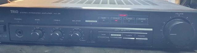 KENWOOD/TRIO KA-35 INTEGRATED HiFi Amplifier 30W + 30W £39.99 - PicClick UK