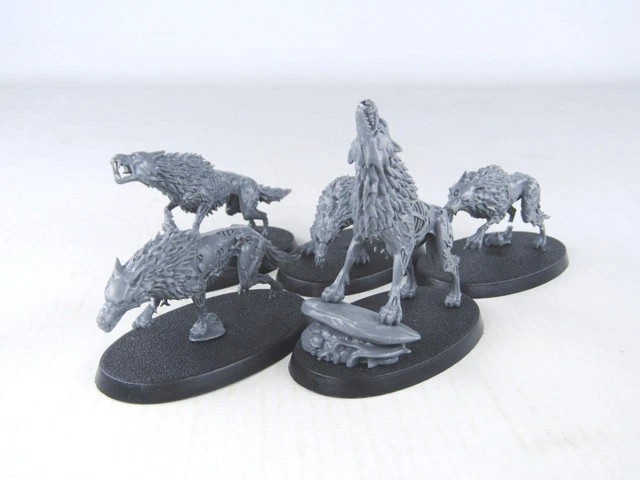(2577) DIRE WOLVES Pack Soulblight Gravelords Old World Sigmar ...