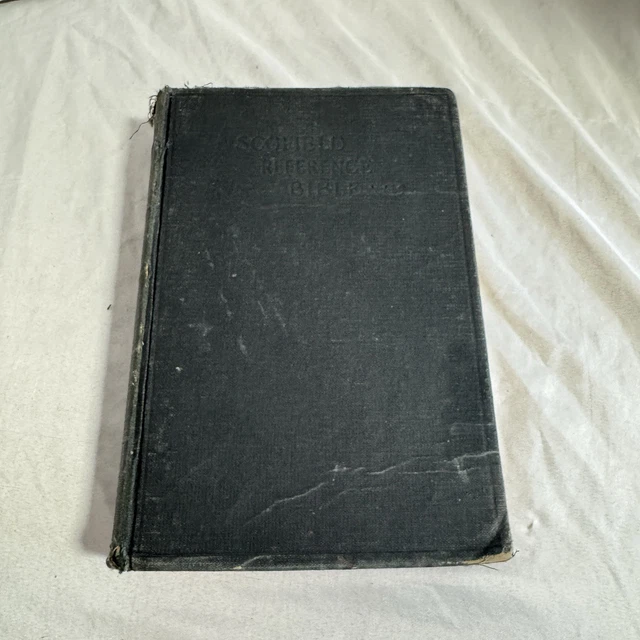THE HOLY BIBLE 1917 The Scofield Reference Bible Old &New Testament ...